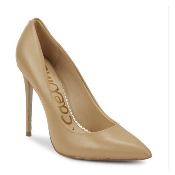Sam Edelman | Shoes | Sam Edelman Pointed Toe Stiletto Pump 85 Metallic ...